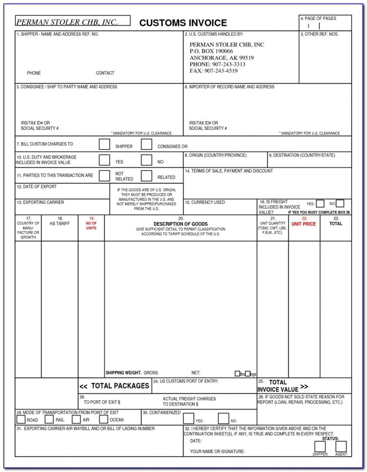 Le diverse tipologie di invoice nel commercio estero